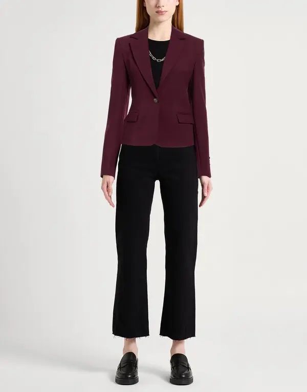 KAOS Blazer Burgundy Size Polyester, Viscose, Elastane - Red
