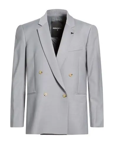 Patrizia Pepe Blazer Size Polyester, Virgin Wool, Elastane - Grey