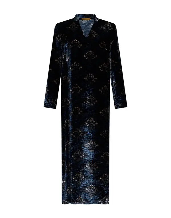 SIYU Maxi Dress Size Viscose, Silk