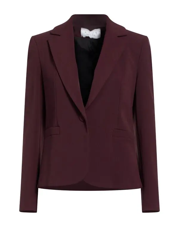 KAOS Blazer Burgundy Size Polyester, Elastane
