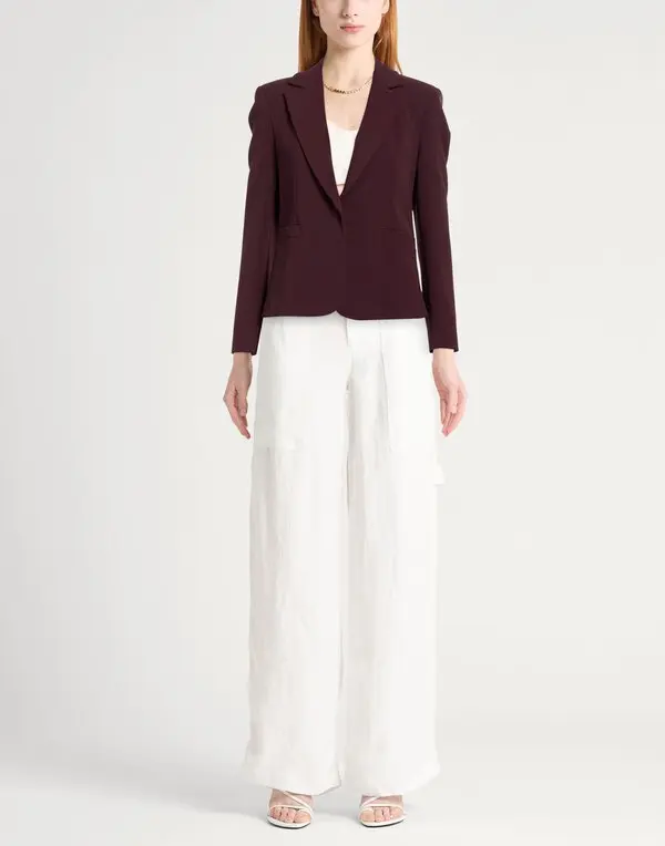 KAOS Blazer Burgundy Size Polyester, Elastane
