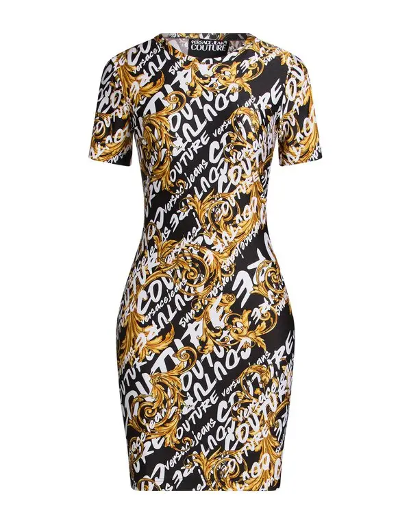 Versace Mini Dress Size Polyamide, Elastane