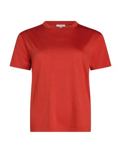 Vince T-shirt Rust Size Pima Cotton - Red
