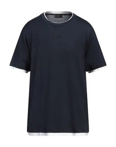 Brioni T-shirt Midnight Size Cotton - Blue
