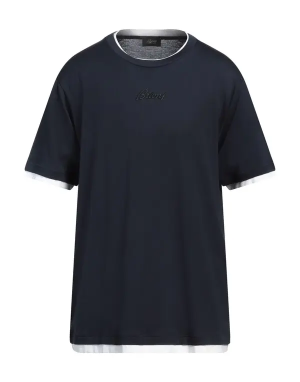 Brioni T-shirt Midnight Size Cotton