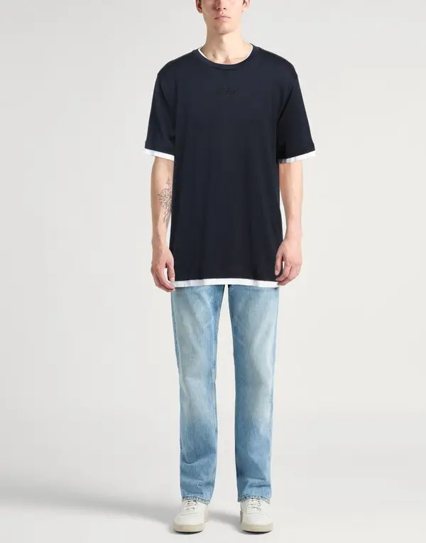 Brioni T-shirt Midnight Size Cotton