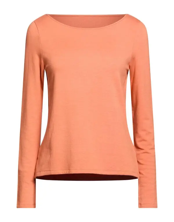 Majestic Filatures Long Sleeve Scoop Neck Viscose Blend T-shirt