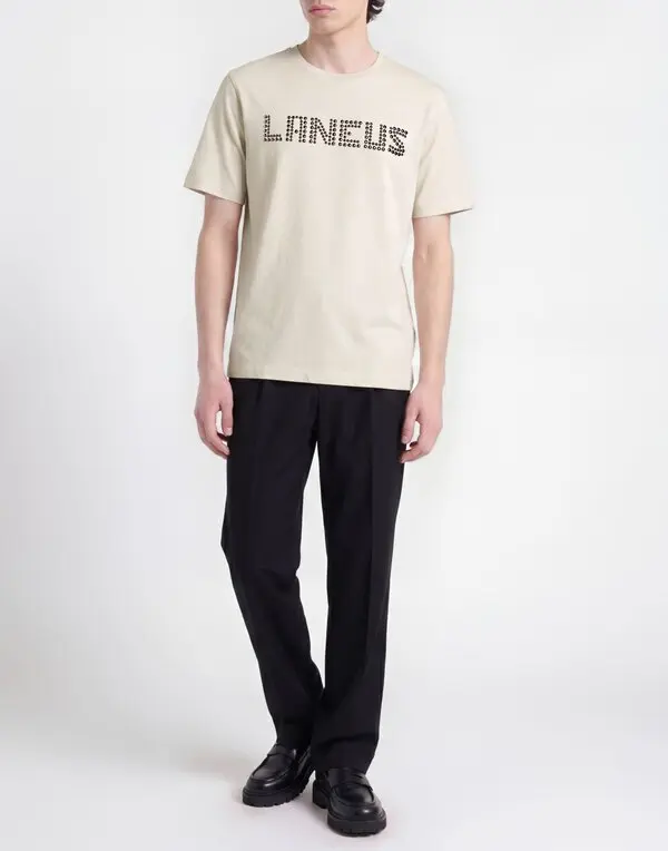 LANEUS T-shirt Size Cotton - Beige