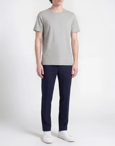 Theory T-shirt Size Cotton - Light Grey