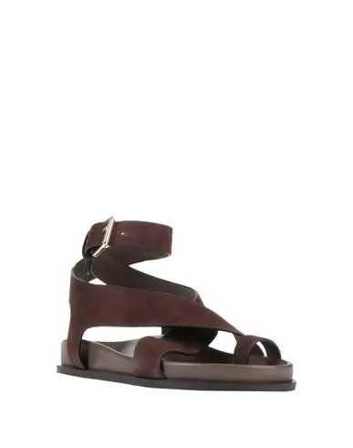 A.emery Dark Suede Thong Sandals