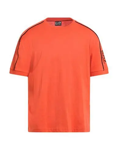 EA7 T-shirt Size Cotton - Orange
