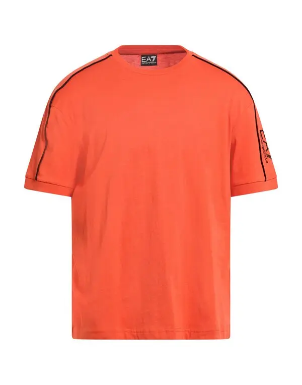 EA7 T-shirt Size Cotton - Orange