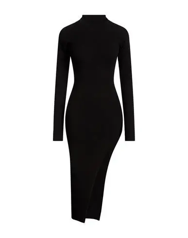 Blumarine Midi Dress Size Virgin Wool - Black