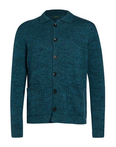 ZANONE Virgin Wool And Polyamide Cardigan - Deep Teal