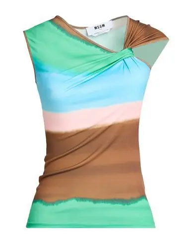 MSGM Top Size Polyester, Elastane - Brown