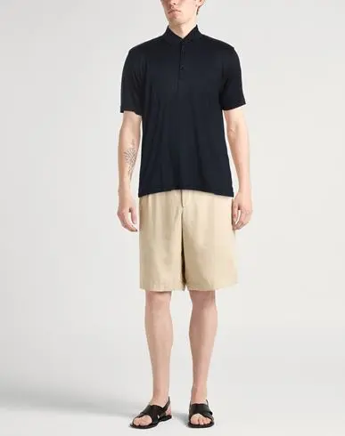 Herno Polo Shirt Midnight Size Silk, Cotton