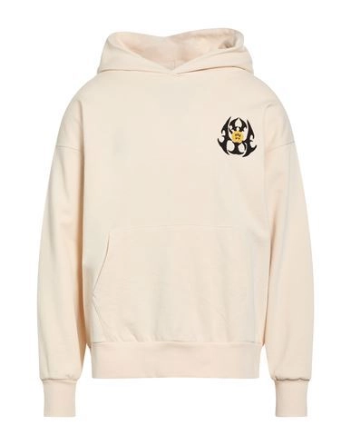BARROW Cotton French Terry Hoodie With Embroidered Logo - Cream