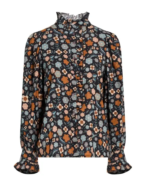 Antik Batik Anti-k Batik Ruched Floral-print Cotton Shirt