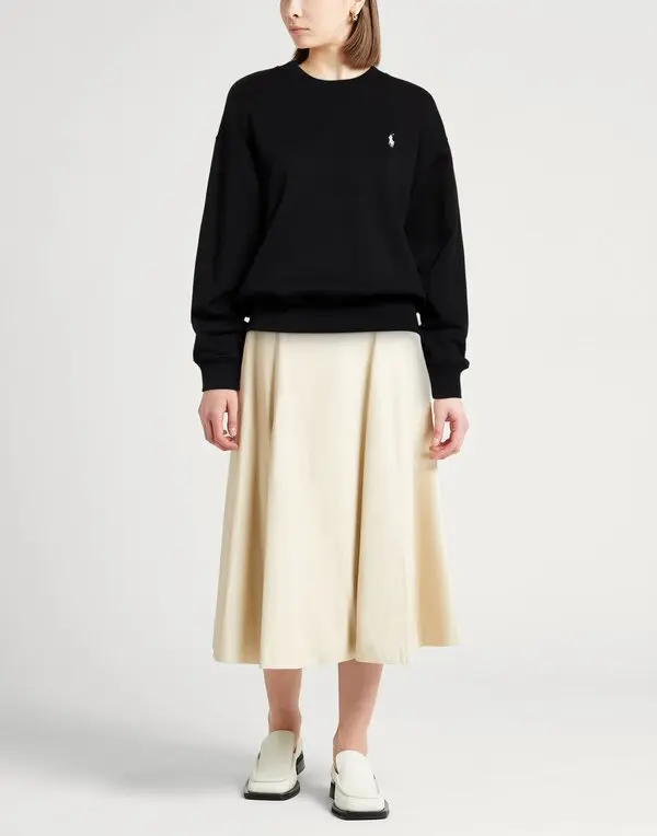 Polo Ralph Lauren Cotton Blend Sweatshirt With Embroidered Logo - Black