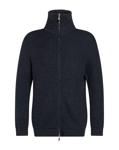 Alpha Studio Merino Wool Zip-up Cardigan - Grey