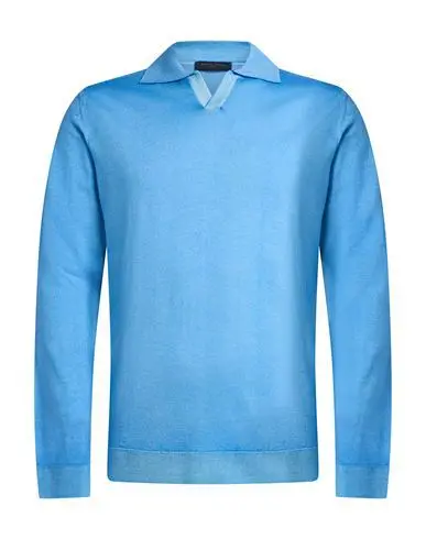 DANIELE FIESOLI Sweater Size Merino Wool - Blue