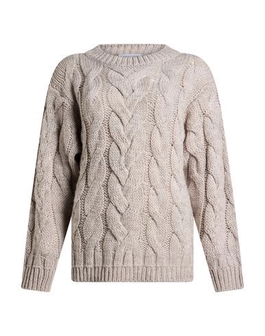 CARACTÈRE Cable-knit Wool Blend Sweater - Grey