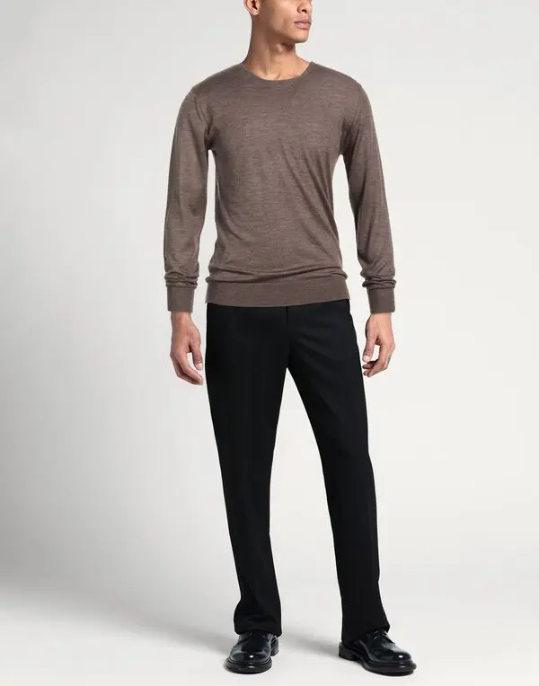 ARAGONA Sweater Light Brown Size Cashmere, Silk