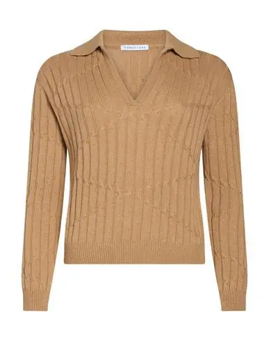 CARACTÈRE Sweater Sand Size Viscose, Wool, Polyamide, Cashmere - Beige