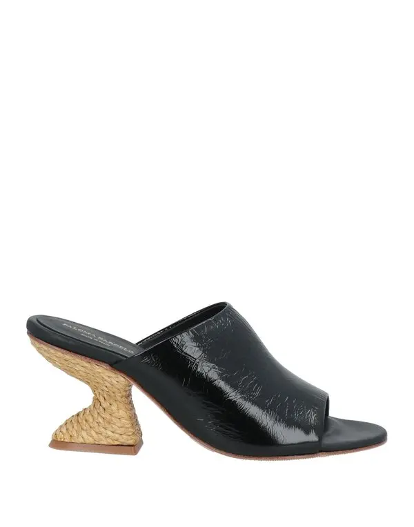 PALOMA BARCELO Leather Slide Sandals