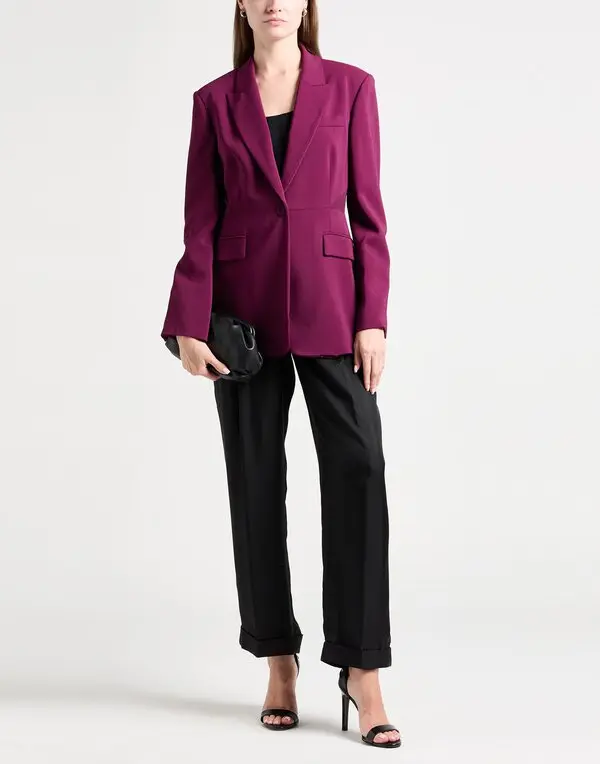 Pinko Blazer Plum Size Viscose, Elastane, Polyester