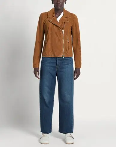SWORD 6644 Nubuck Leather Biker Jacket