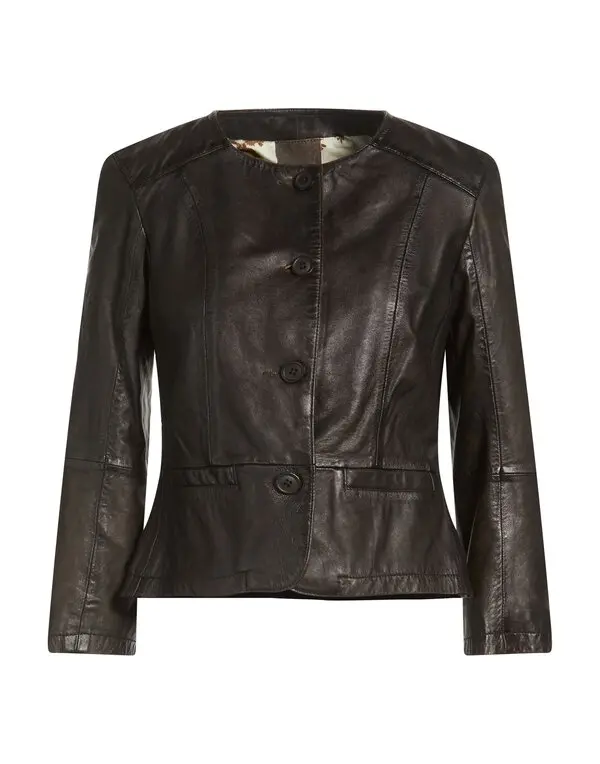 BULLY Jacket Dark Size Leather