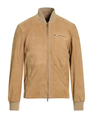LIU •JO MAN Jacket Camel Size Leather