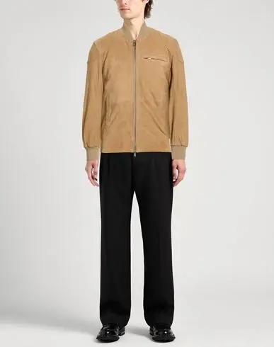 LIU •JO MAN Jacket Camel Size Leather