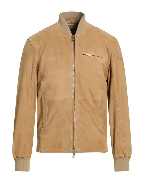 LIU •JO MAN Jacket Camel Size Leather