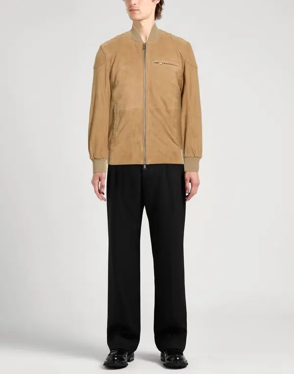 LIU •JO MAN Jacket Camel Size Leather