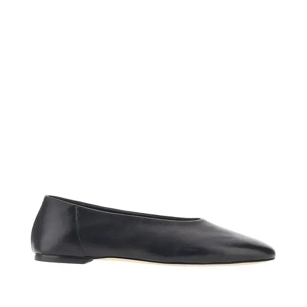 TOTEME Nappa Leather Flat Ballerinas - Black