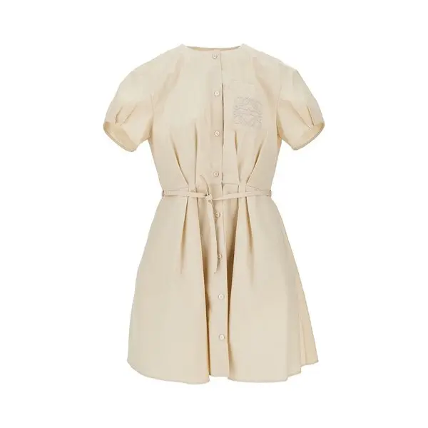 Loewe Cotton Mini Shirt Dress