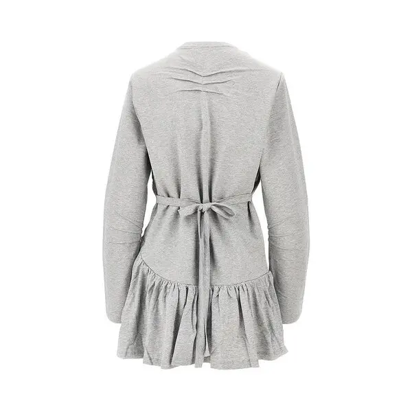 Attico Long Sleeve Flared Mini Dress