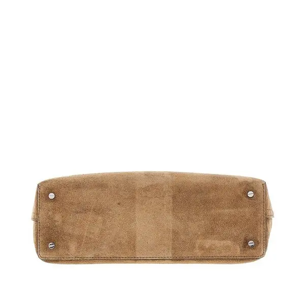TOTEME Suede Leather 't-lock' Clutch
