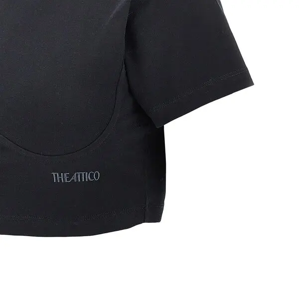 Attico Cropped Cotton T-shirt
