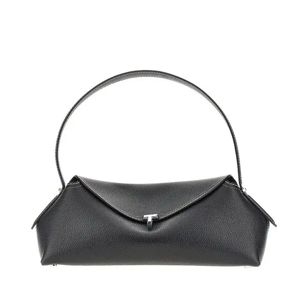 TOTEME Grained Leather T-lock Shoulder Bag