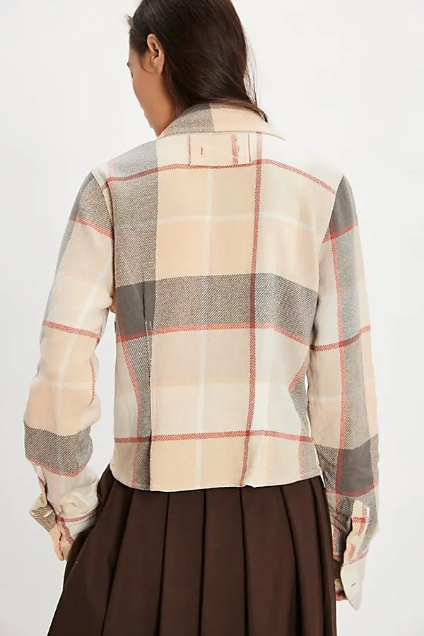 We The Free Winnie Plaid Shirt - Maple Combo