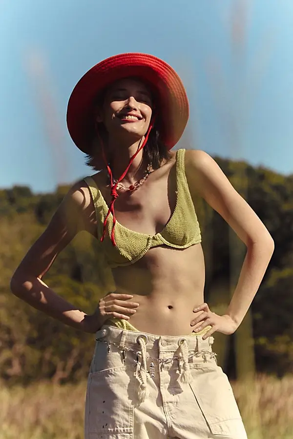 RAHI Lake Washed Bucket Hat - Fiery Red