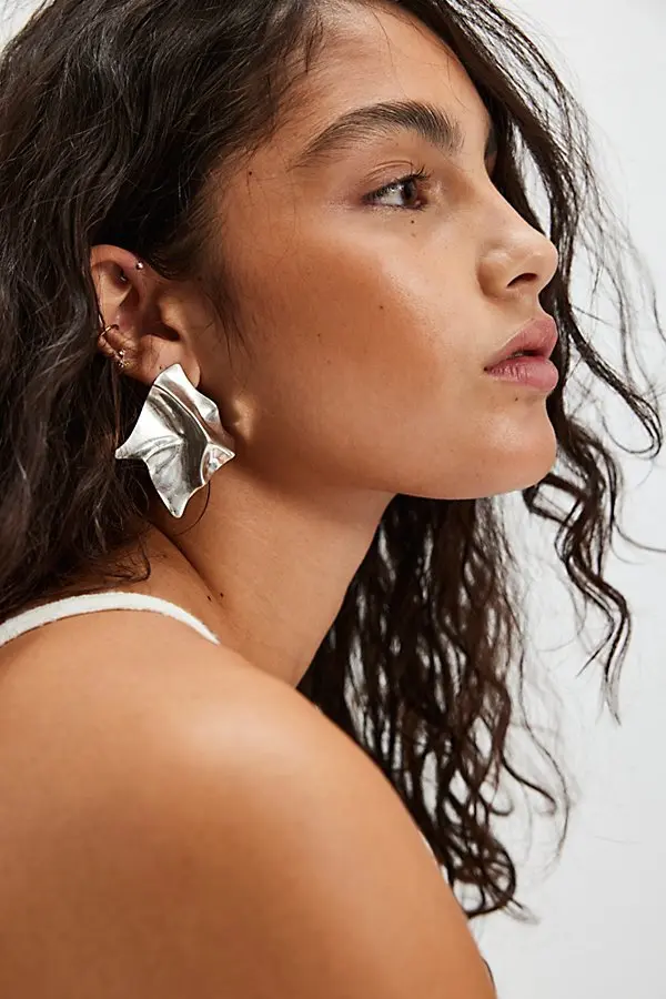 Free People Peppa Dangle Earrings - Silver