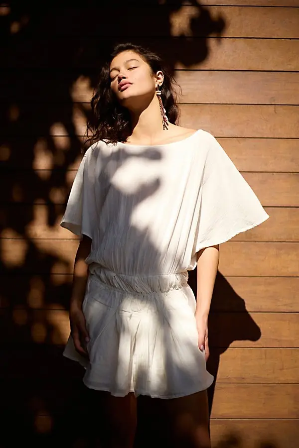 Free People Sutton Mini Dress - Ivory