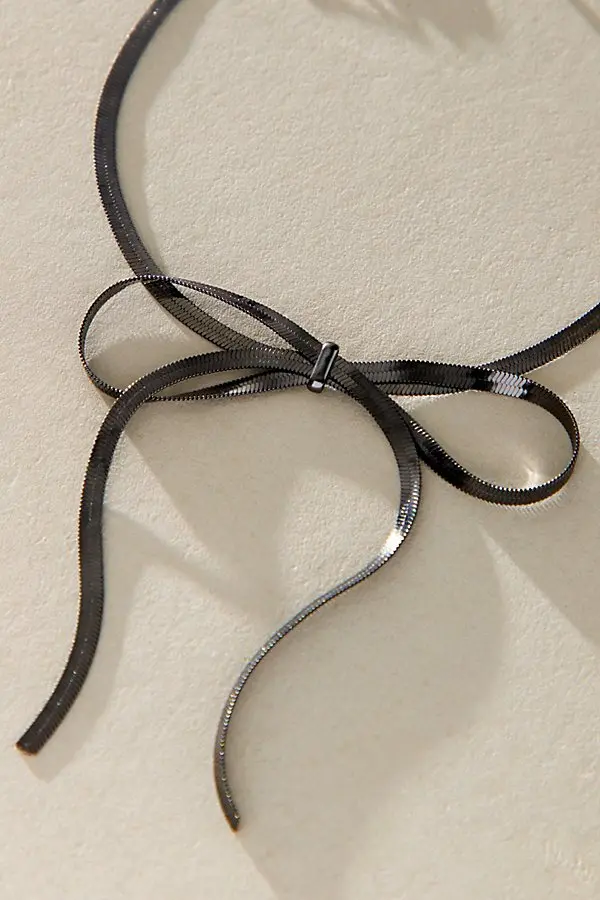 Free People Bryn Anklet - Hematite