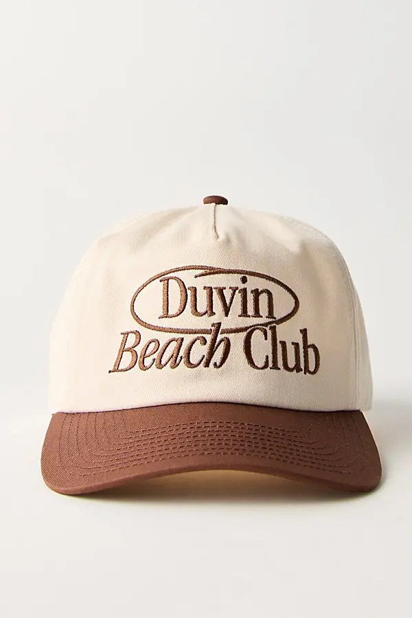 DUVIN Beach Club Baseball Cap - Espresso