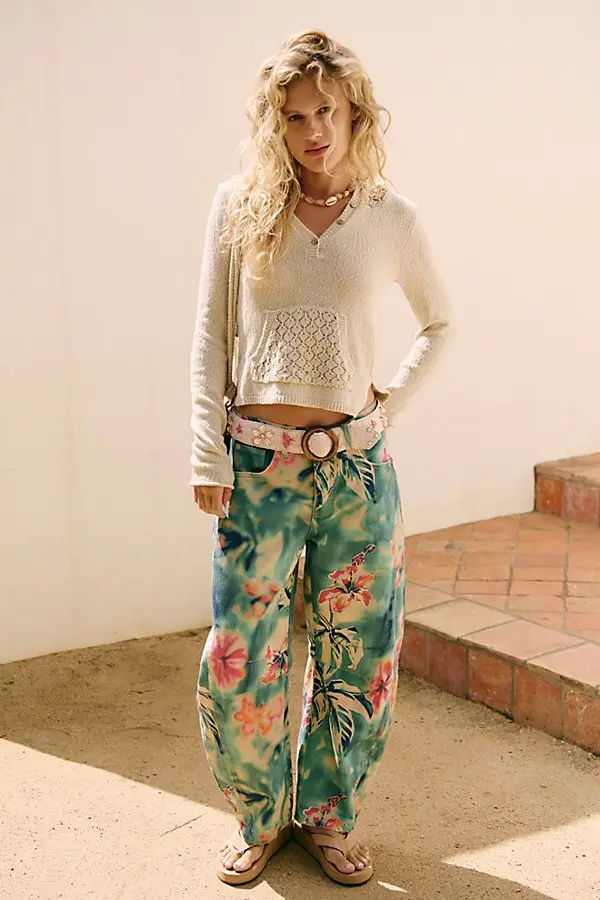 Free People Sapphire Sweater Pullover - Wet Plaster