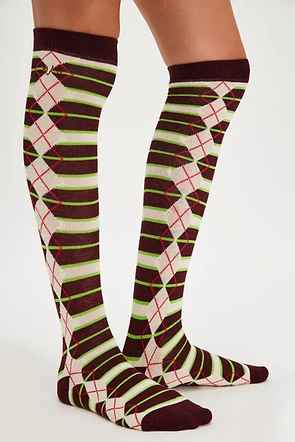 DAMSON MADDER Knee High Socks - Multicolor